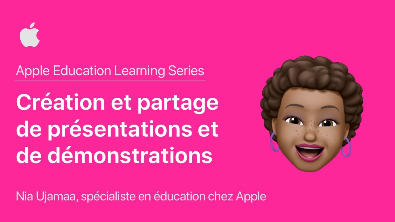 Apprentissage à distance : Création et partage - Apple Education Community