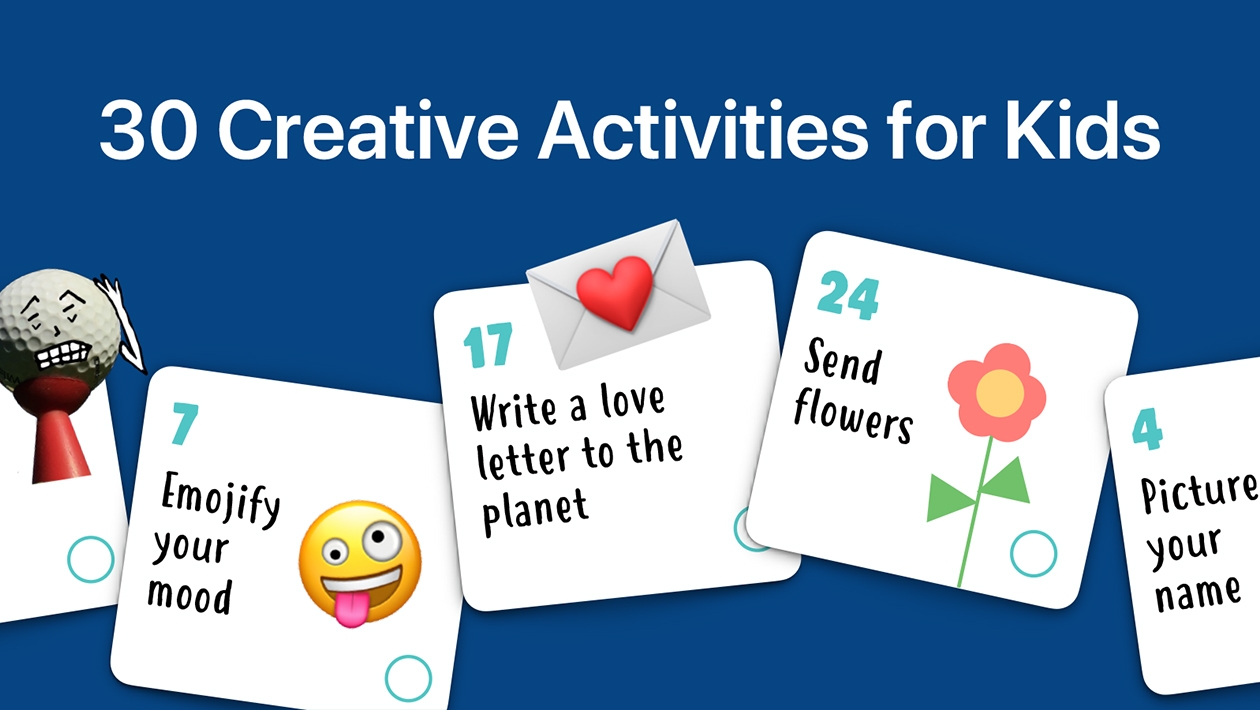 30 attività creative per bambini - Apple Education Community