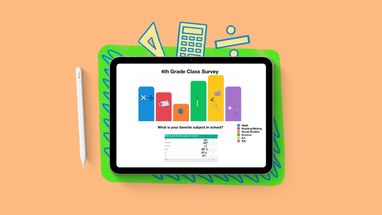 Haz una encuesta entre tus compañeros de clase - Apple Education Community
