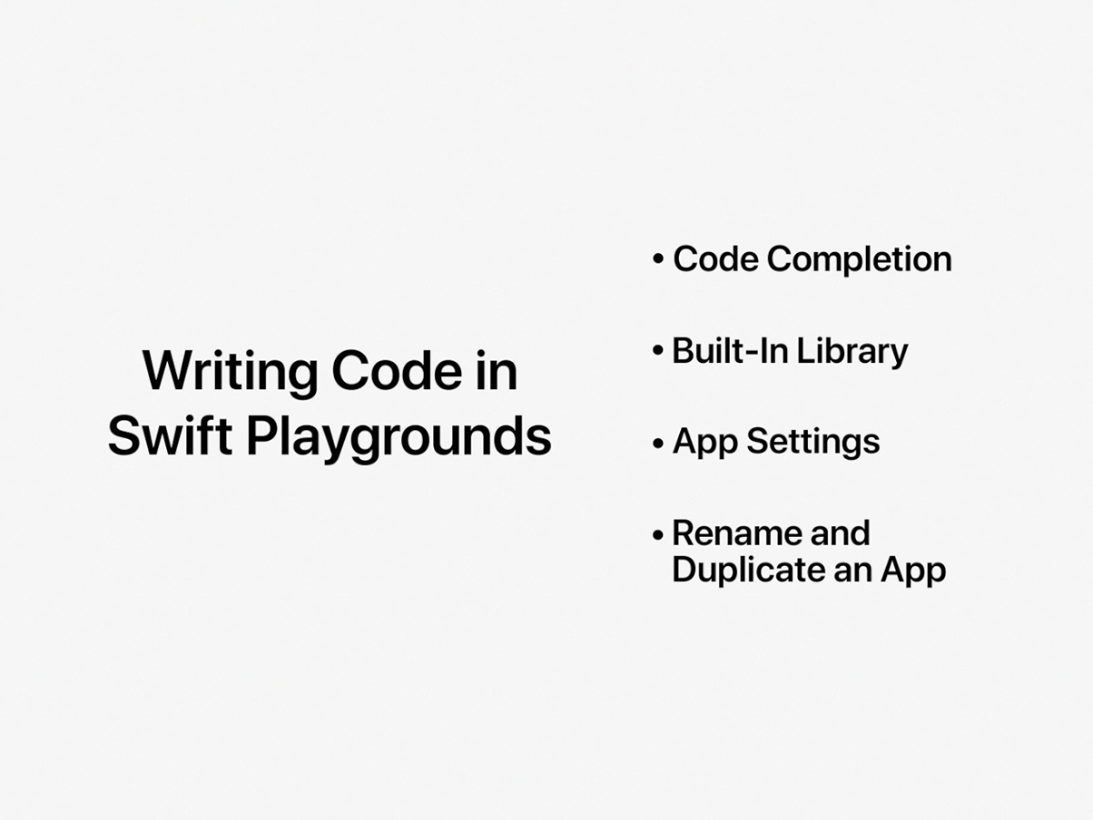 Programmieren unterrichten mit Swift Playgrounds - Apple Education Community